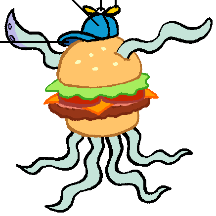 Baby Squid Burger | THE ADVENTURES OF GARY THE SNAIL Wiki | Fandom
