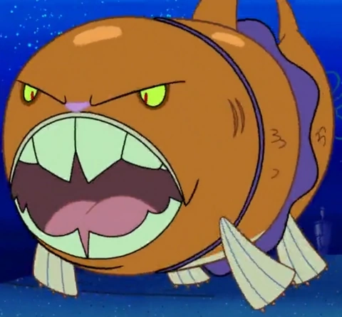 Fish Monster Sandy | THE ADVENTURES OF GARY THE SNAIL Wiki | Fandom
