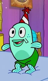 Billy (blue fish) | THE ADVENTURES OF GARY THE SNAIL Wiki | Fandom