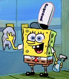 Krusty Krab Employee Hat | THE ADVENTURES OF GARY THE SNAIL Wiki | Fandom