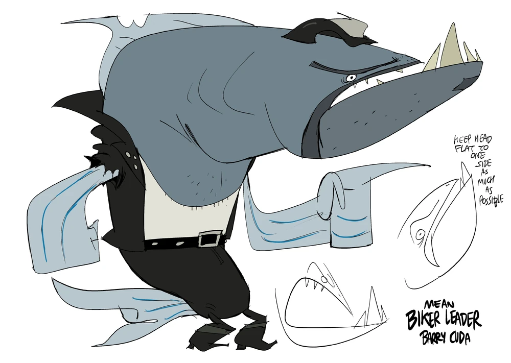 Barry Cuda (Salty Sponge) | THE ADVENTURES OF GARY THE SNAIL Wiki | Fandom