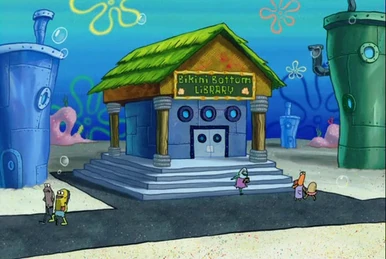 spongebob library room