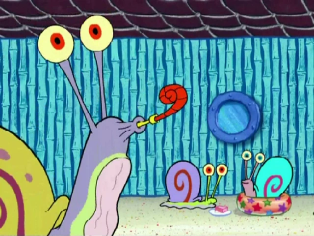 Gary The Snail Eating