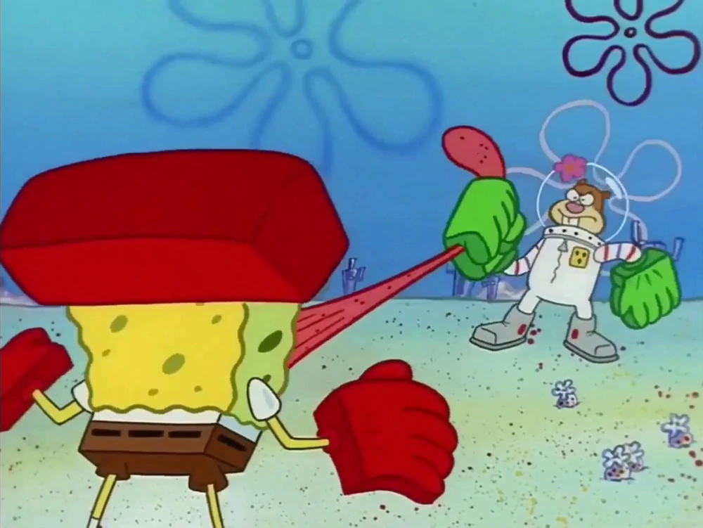 Spongebob And Sandy Karate
