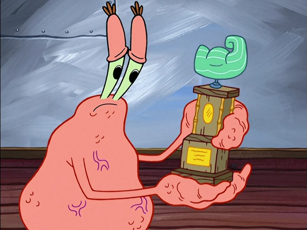 Trophy of Manly Toughness | THE ADVENTURES OF GARY THE SNAIL Wiki | Fandom