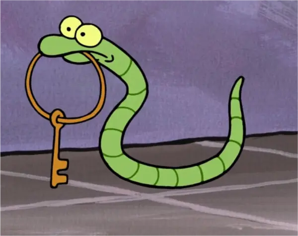 Animatronic guard worm | THE ADVENTURES OF GARY THE SNAIL Wiki | Fandom