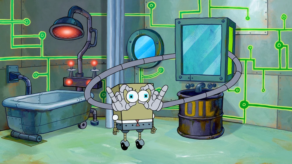 Bathroom mirror robot | THE ADVENTURES OF GARY THE SNAIL Wiki | Fandom