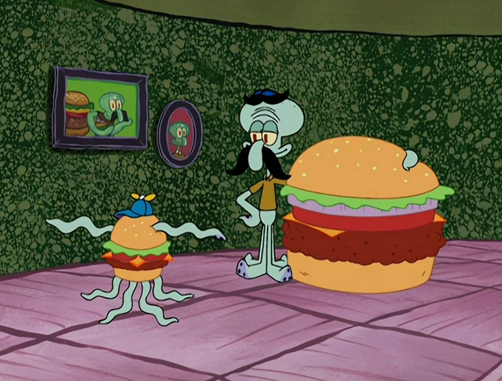 Baby Squid Burger | THE ADVENTURES OF GARY THE SNAIL Wiki | Fandom