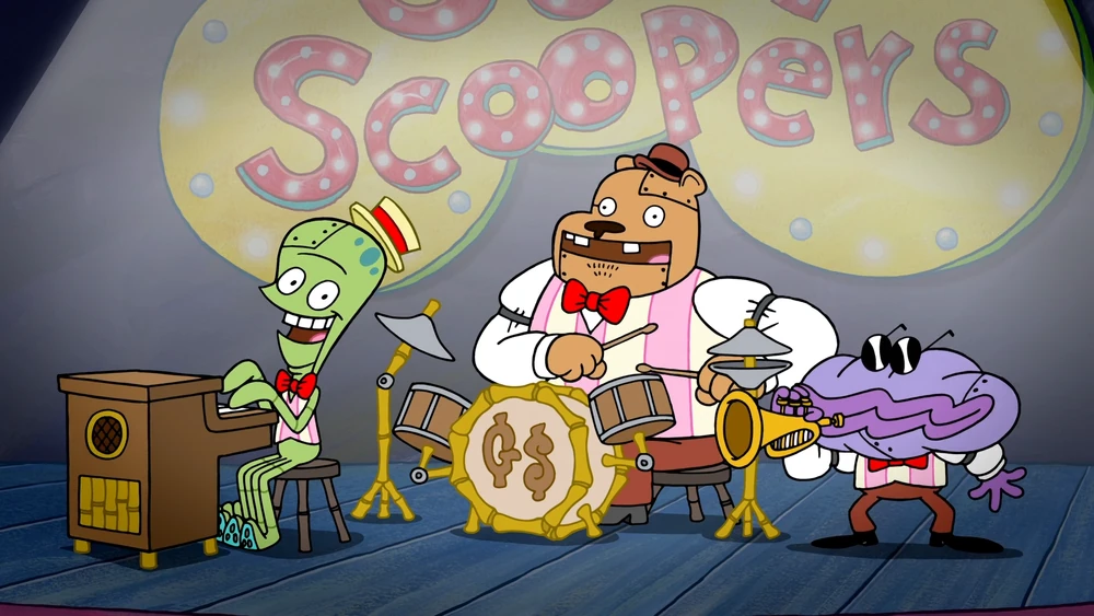 Goofy Scoopers (band) | THE ADVENTURES OF GARY THE SNAIL Wiki | Fandom