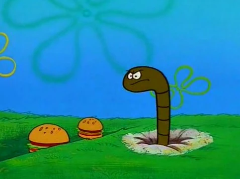 Unnamed Worm | THE ADVENTURES OF GARY THE SNAIL Wiki | Fandom