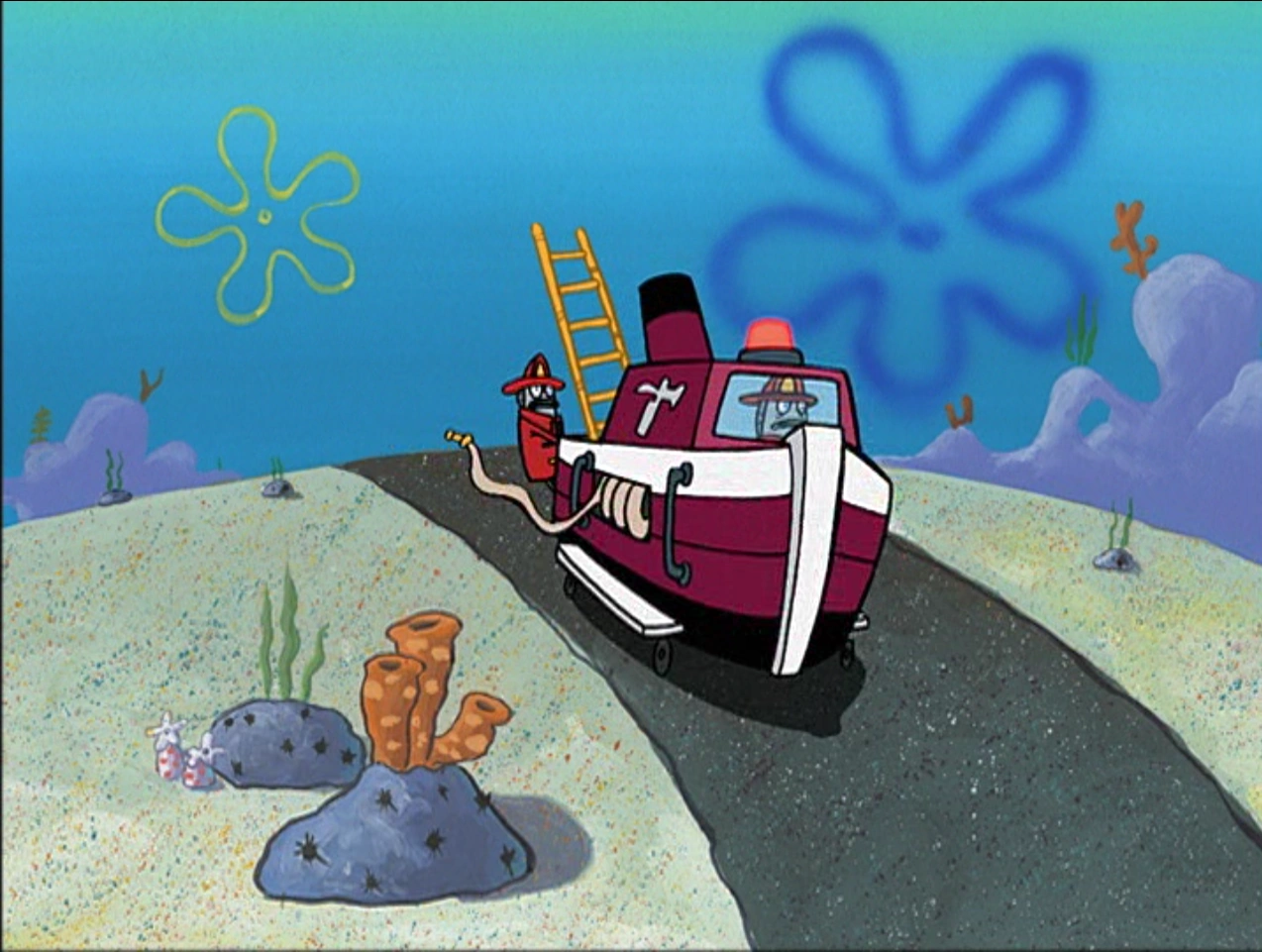 Spongebob Fire Truck