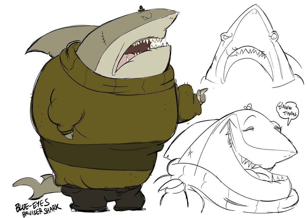 Bruiser shark | THE ADVENTURES OF GARY THE SNAIL Wiki | Fandom