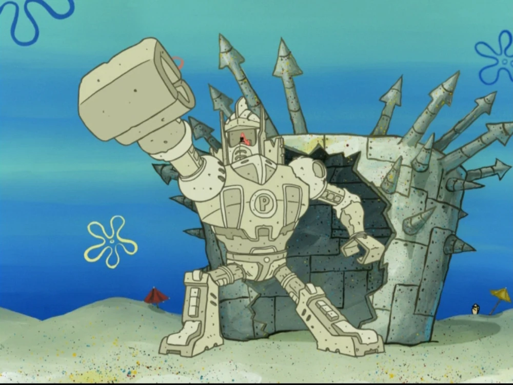 Patrick's sand robot | THE ADVENTURES OF GARY THE SNAIL Wiki | Fandom