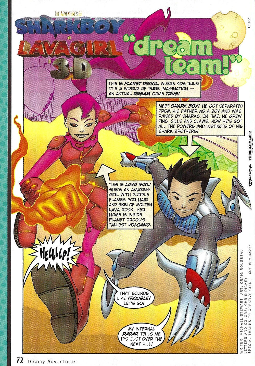 Category:Comics | The Adventures of Sharkboy and Lavagirl Wiki | Fandom