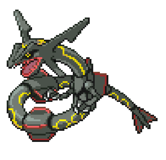 Shiny Rayquaza Sprite