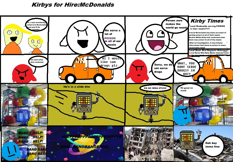 Comic 178:Kirbys for Hire:McDonalds | The air ride group Wiki | Fandom