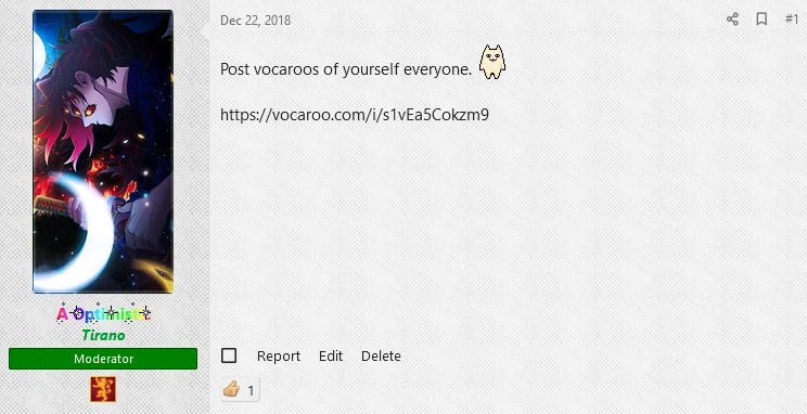 Official Vocaroo Thread | The Alley Wiki | Fandom