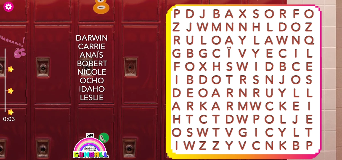 Word Search | The Amazing World of Gumball Wiki | Fandom