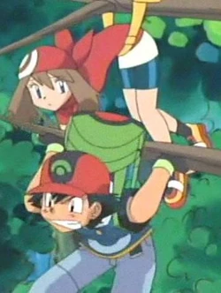 Pokemon Ash And May Hug
