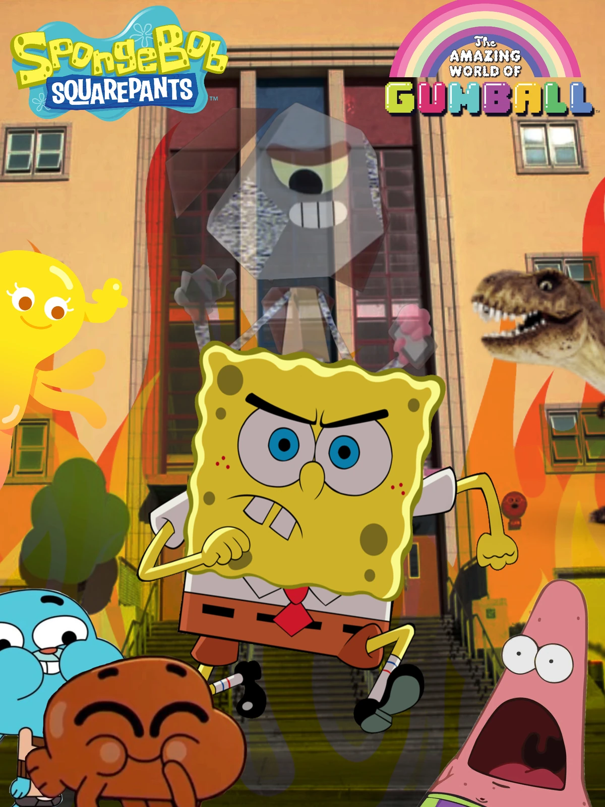 The Spongebob And Gumball Crossover | The Amazing World of Gumball ...