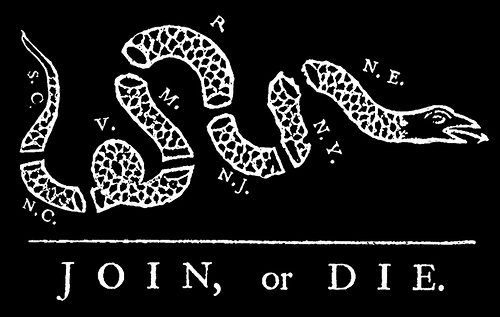 Join or Die Political Cartoon | The American History Wiki | Fandom