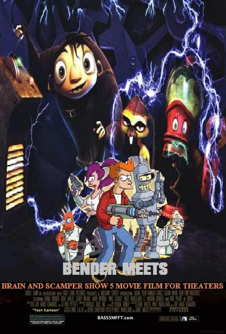 Bender meets Brain And Scamper Show 5 Movie Film for Theaters ...
