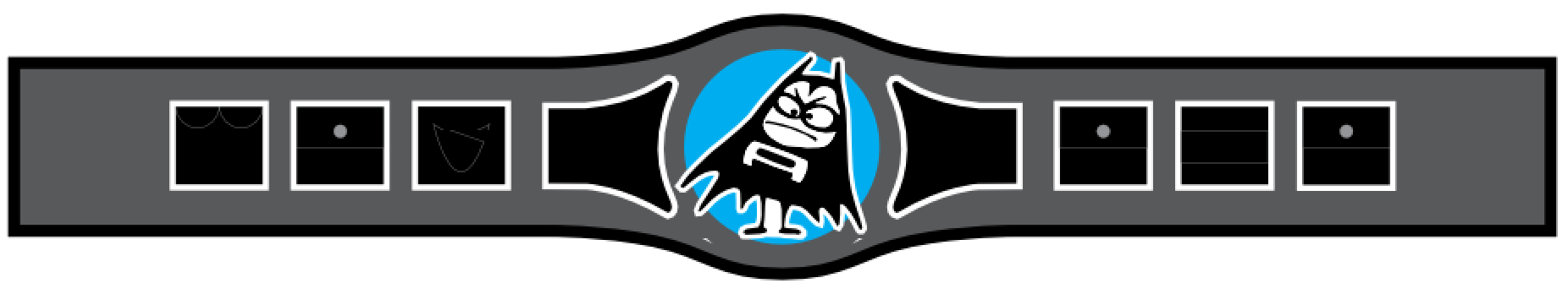 Aquabats Costume Belt