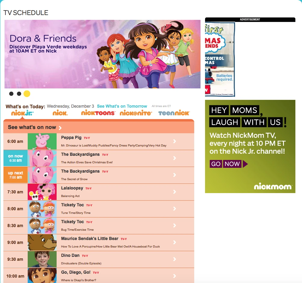 December 3, 2014 | Nickstory Jr. Wiki | Fandom