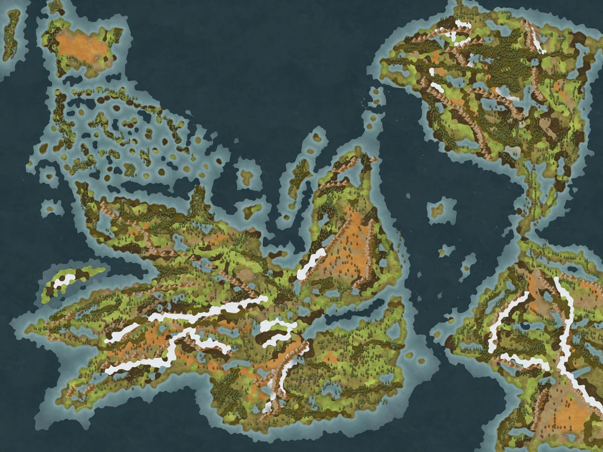 World Map (Ekada) | The Battle Realm Wiki | Fandom