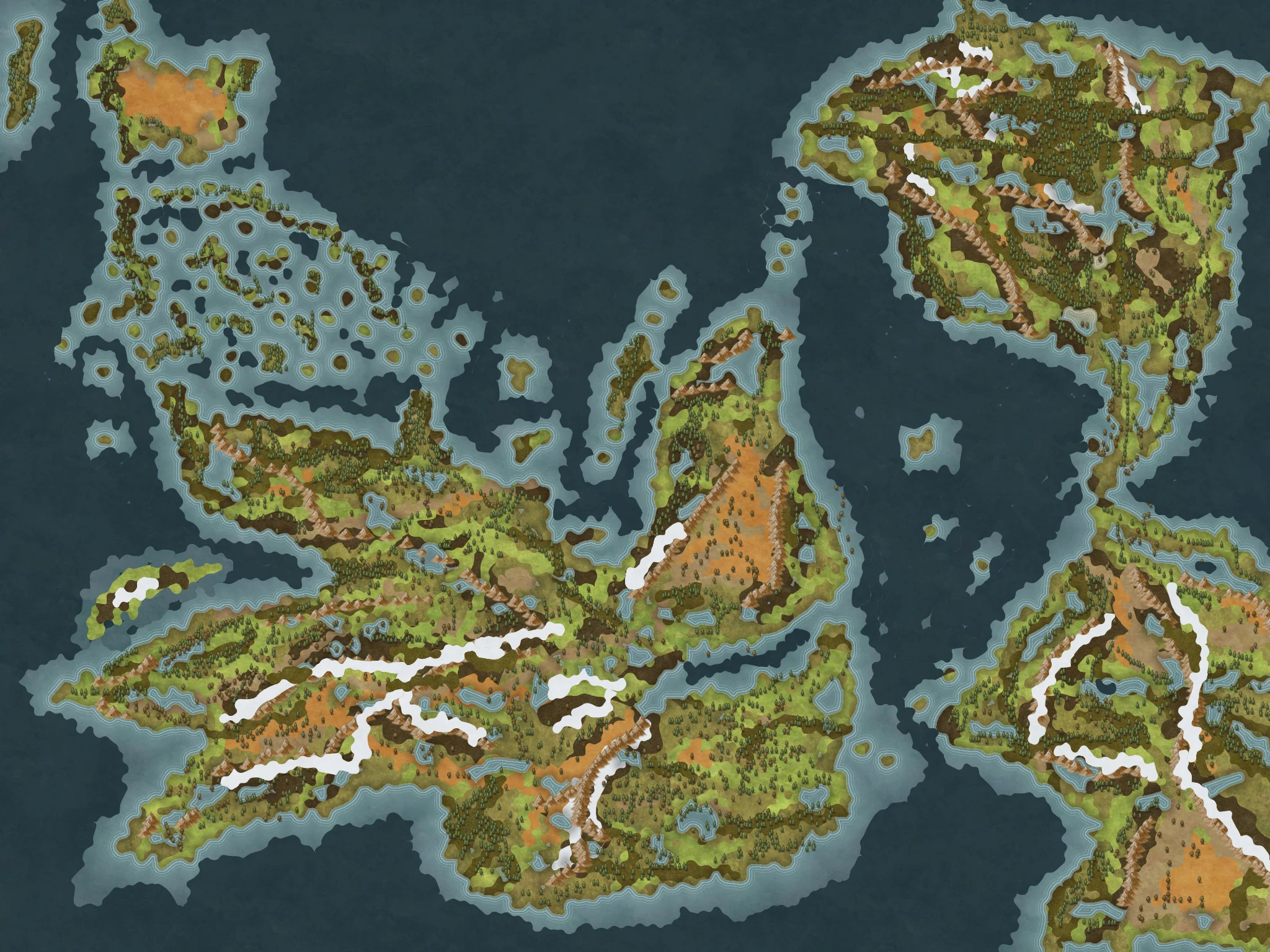 World Map (Ekada) | The Battle Realm Wiki | Fandom
