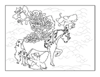 bella sara ancient lights coloring pages