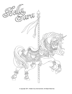 bella sara coloring book