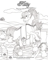 bella sara ancient lights coloring pages