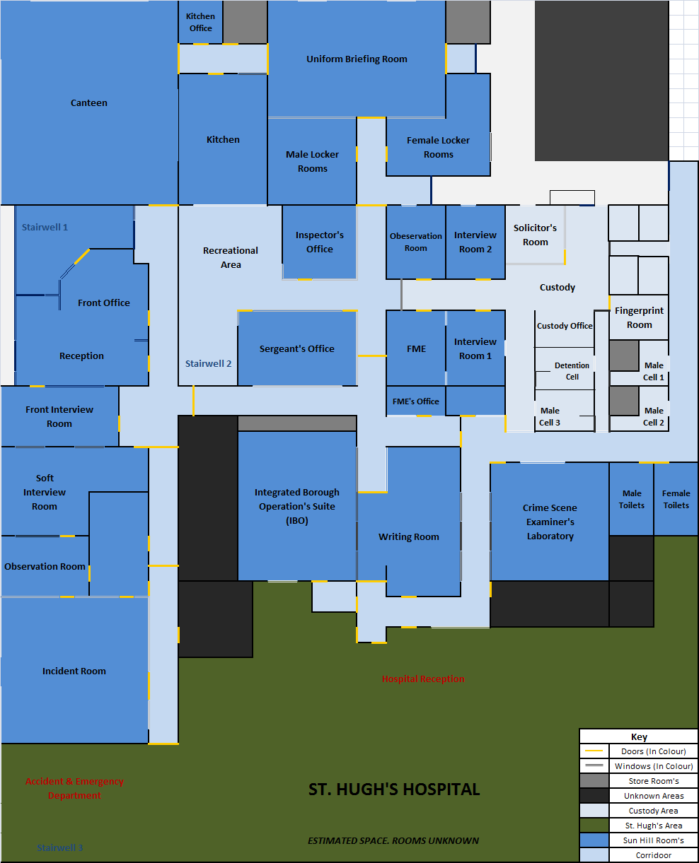 Sun Hill Police Station/Layout | The Bill Wiki | Fandom
