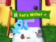 Let's Write! | Blue's Clues Wiki | Fandom