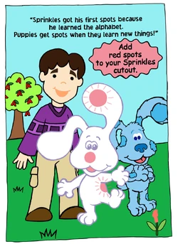 bblue and sprinkle coloring pages