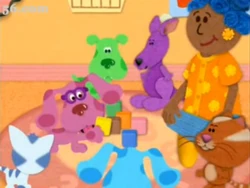 blues clues how to draw green puppy