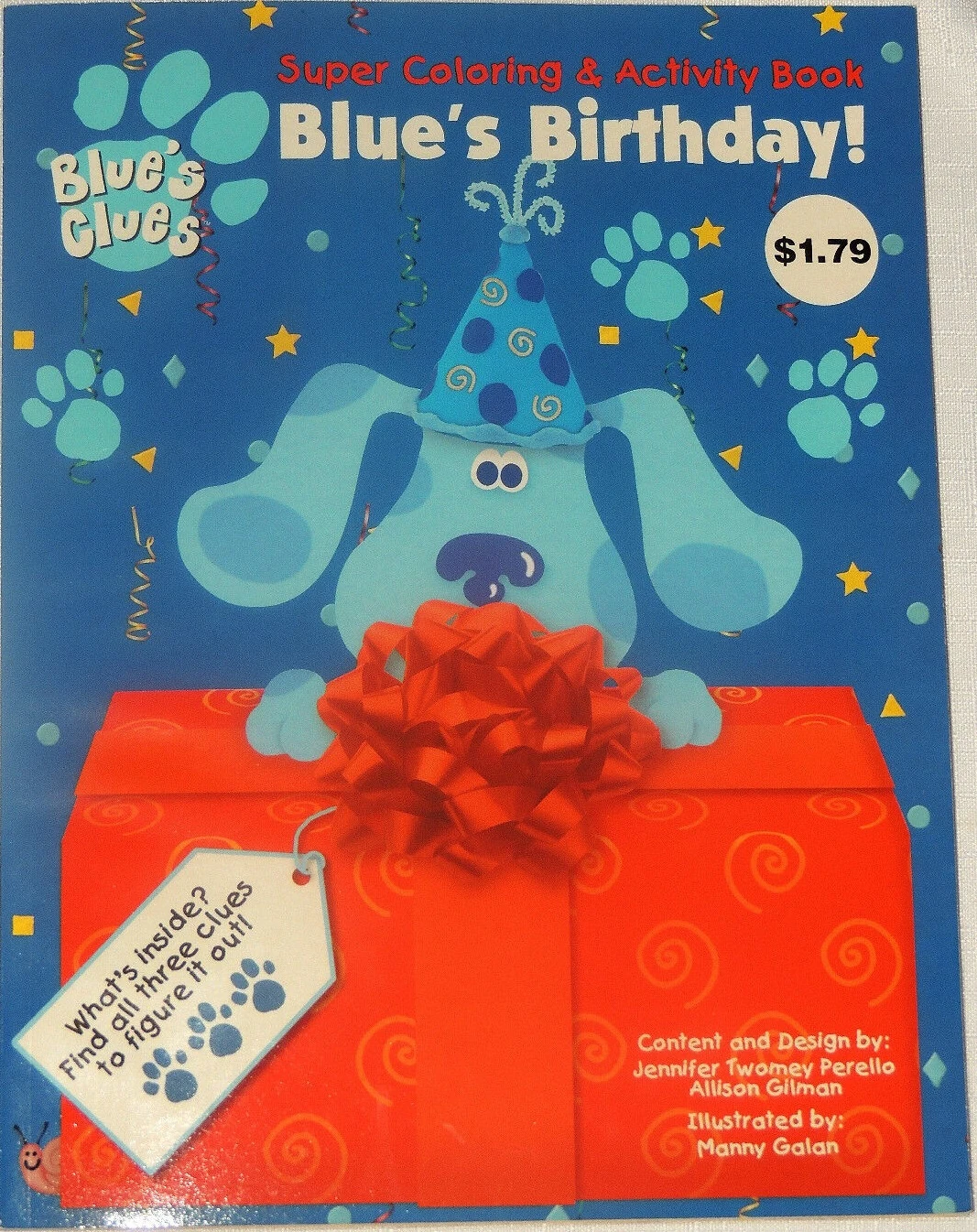 blues clues coloring pages birthday