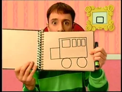 blues clues how to draw glasses