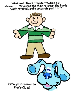 2 little monkeys blues clues coloring pages