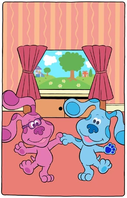 blue's clues giant coloring pages
