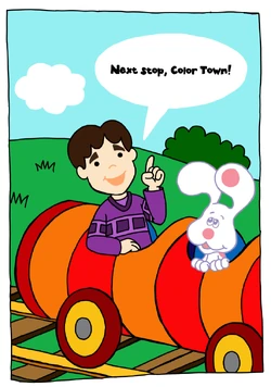 blues clues coloring pages steve