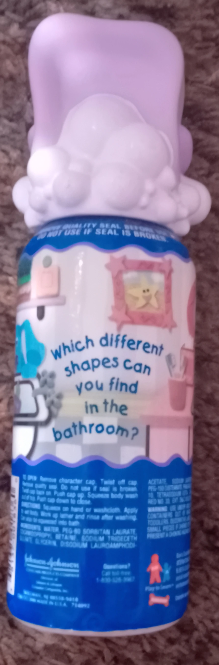 Johnson's Blue's Clues Body Wash | Blue's Clues Wiki | Fandom