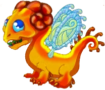 Amber Dragon (DragonVale) | The Book Of Dragons Wiki | Fandom