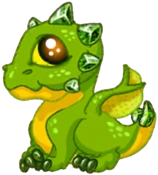 Peridot Dragon (DragonVale) | The Book Of Dragons Wiki | Fandom