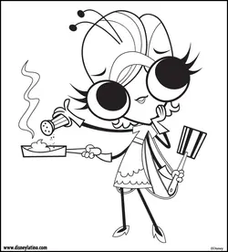 the buzz on maggie coloring pages