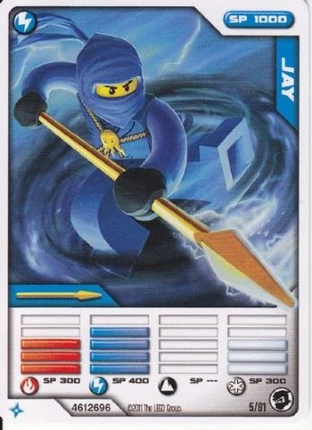 Jay (Card) | The Characters from the LEGO Ninjago Cards Wiki | Fandom