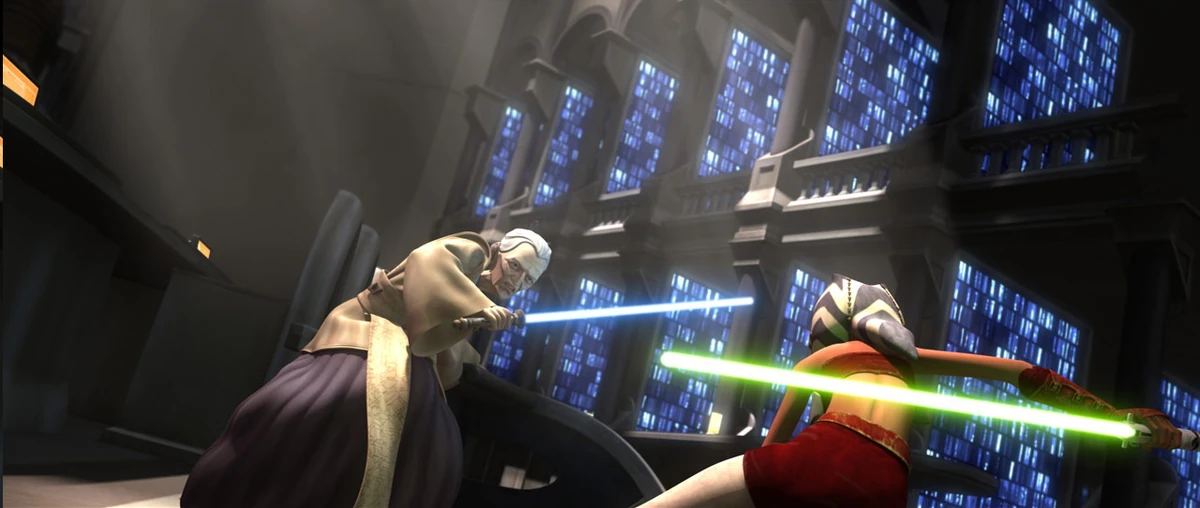 Duel in the Jedi Temple Archives | The Clone Wars | Fandom