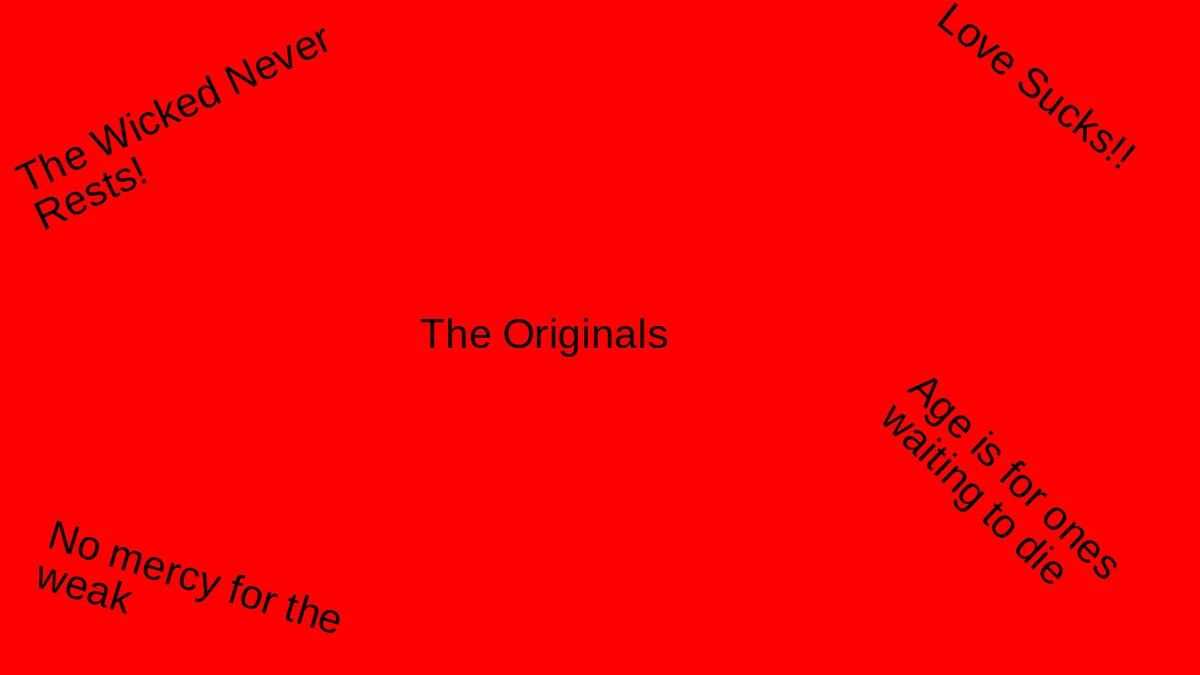 Season One (The Originals) | The Originals Wiki | Fandom