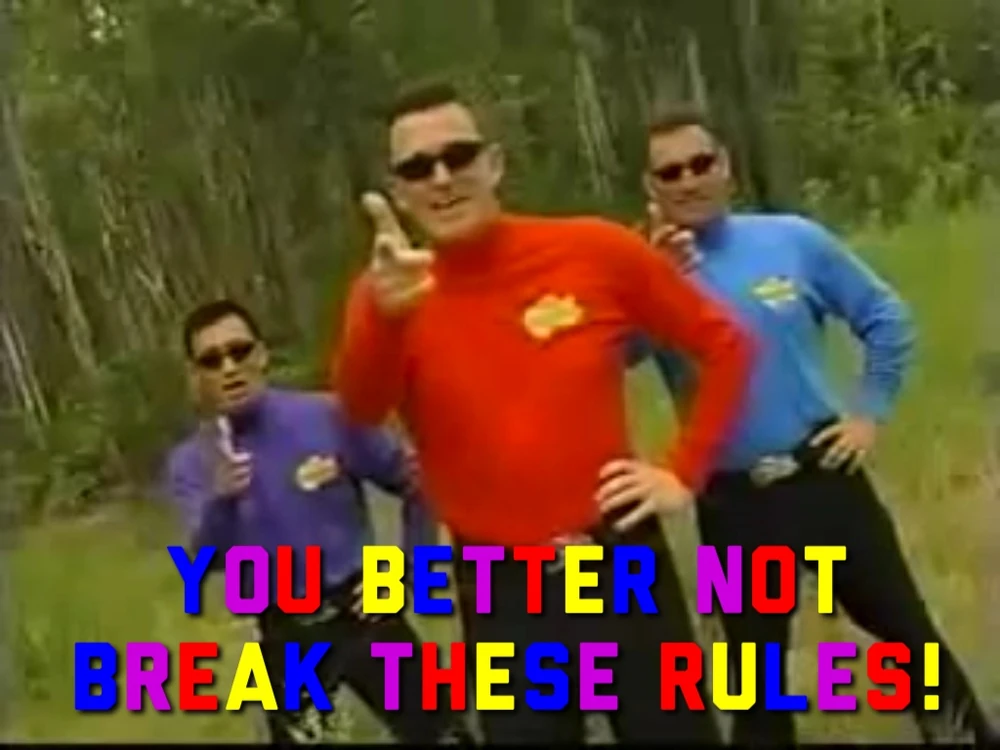 DanielWigglepedia:Rules | The Daniel Wiggles Wiki | Fandom